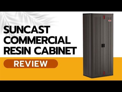 Suncast Commercial 19 Cubic Ft. Heavy-Duty Resin Cabinet with 4 Shelves Review