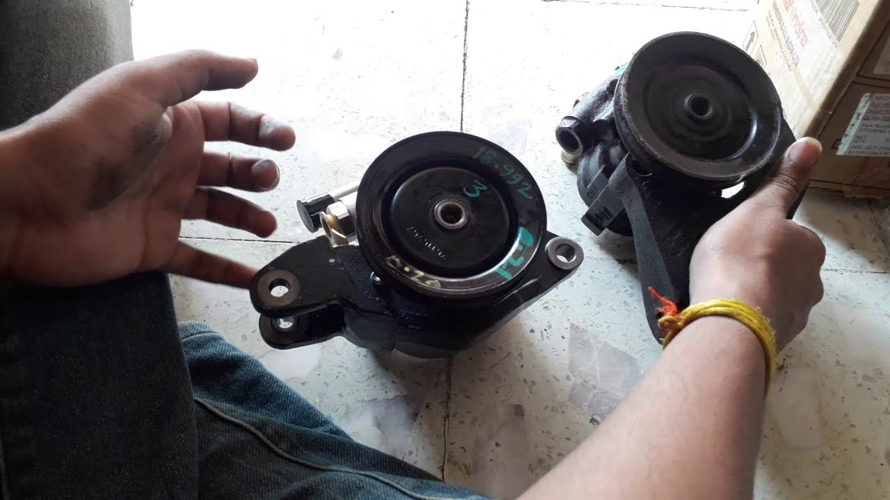 Scorpio Power steering pump Replace