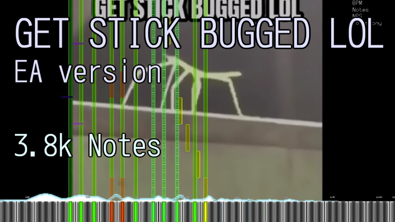 【Black MIDI?】GET STICK BUGGED LOL (EA version) [3.8k Notes]