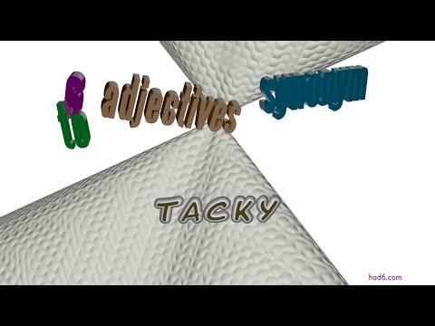 tacky - 6 adjectives synonym of tacky (sentence examples)