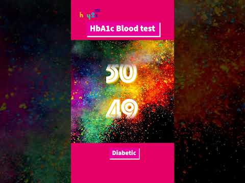 Diabetes is monitored using #hba1c blood test. Diet and exercise can help reverse #diabetes #nhs