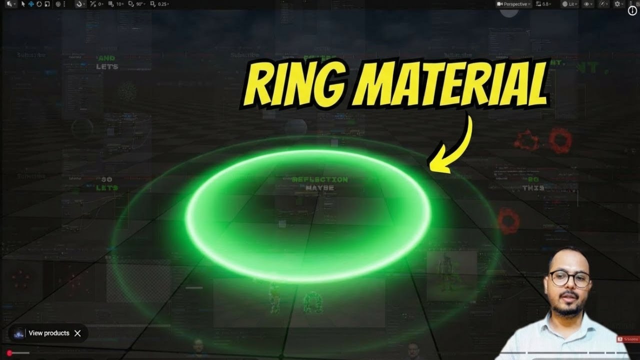 Create a Glowing Ring Material in Unreal Engine 5 Tutorial