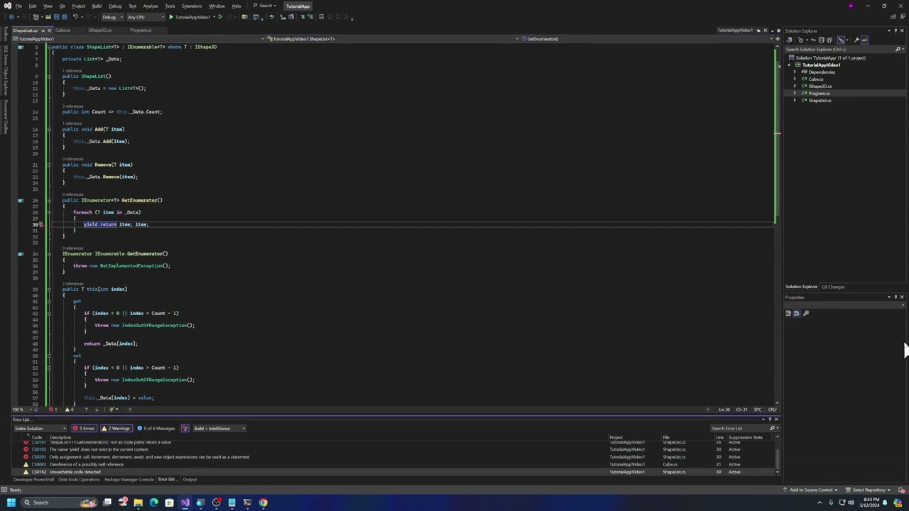 C# - 76 - Implementing IEnumerable