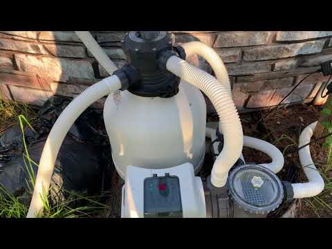 Intex Krystal Clear Sand Filter Pump & Saltwater Sanitation System Review Model ECO20110-2 (26679EG)