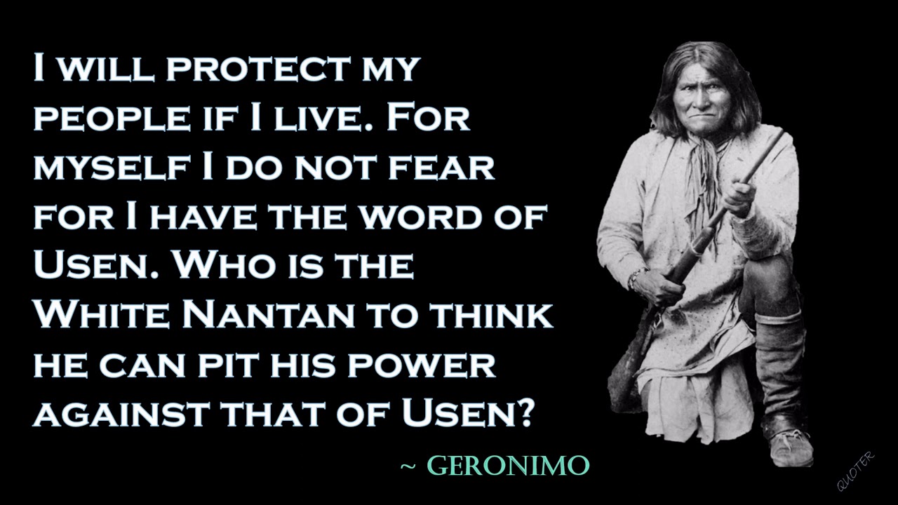 QUOTES: Geronimo!