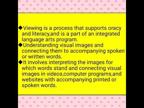 Importance of Viewing Comprehension