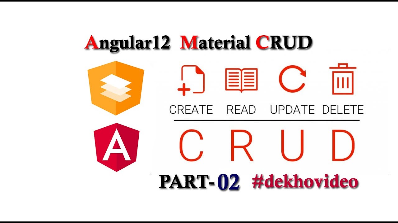 Angular Material CRUD tutorial with JSON server, Angular Material Project From Scratch Testycodeiz