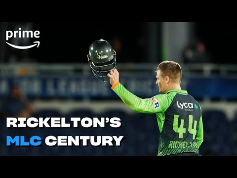 Ryan Rickelton Century | Cognizant Major League Cricket - Seattle Orcas vs. LA Knight Riders
