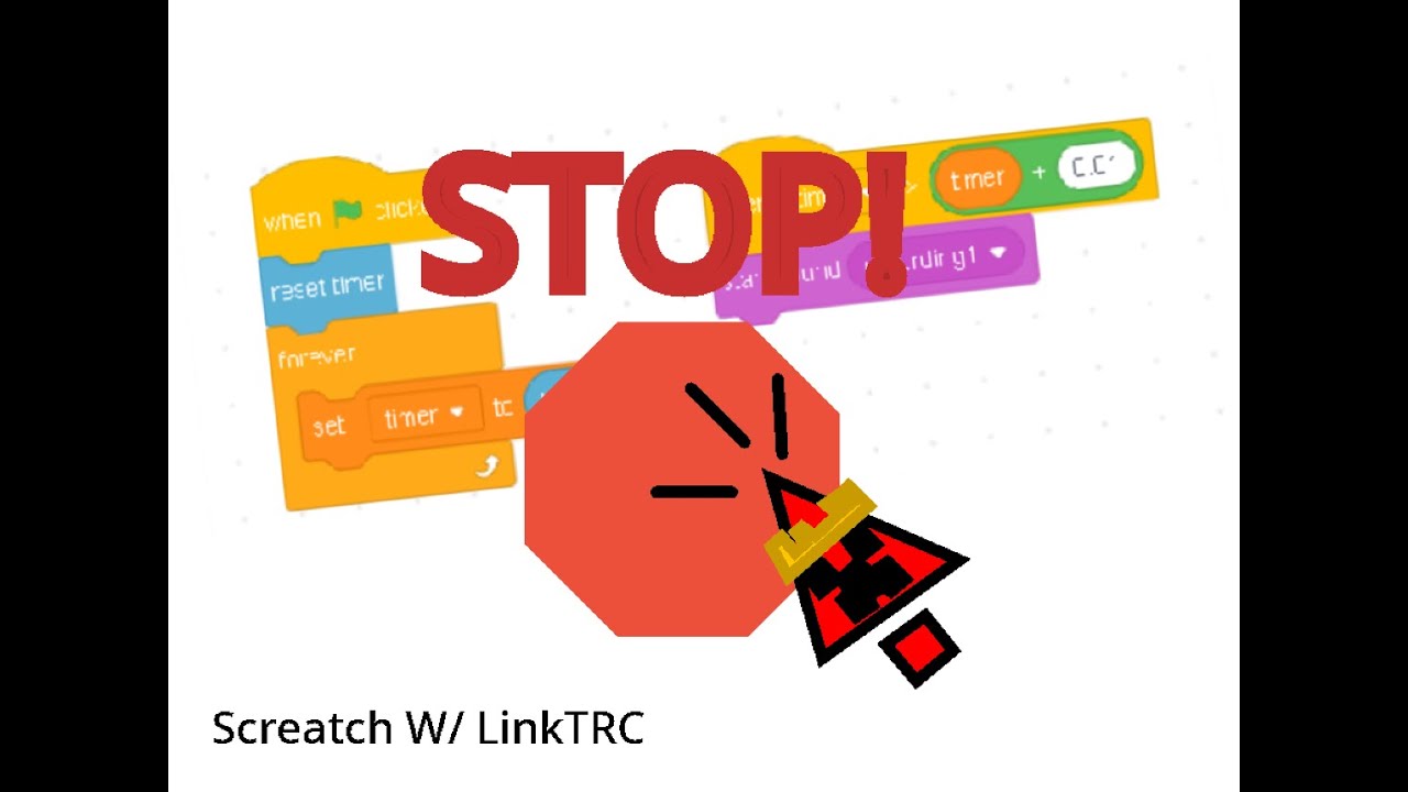 Easy Stop Button Detector Tutorial!  - Scratch