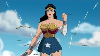 Wonder Woman Powers and Fight Scenes - Justice League The New Frontier