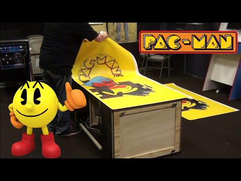 How To Apply Side Art To An Arcade Cabinet, Replica Pacman Multicade