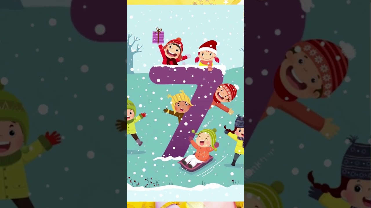 Counting Fun: Learn Numbers 1-10 with Pictures | Number Flashcards -Creative kids