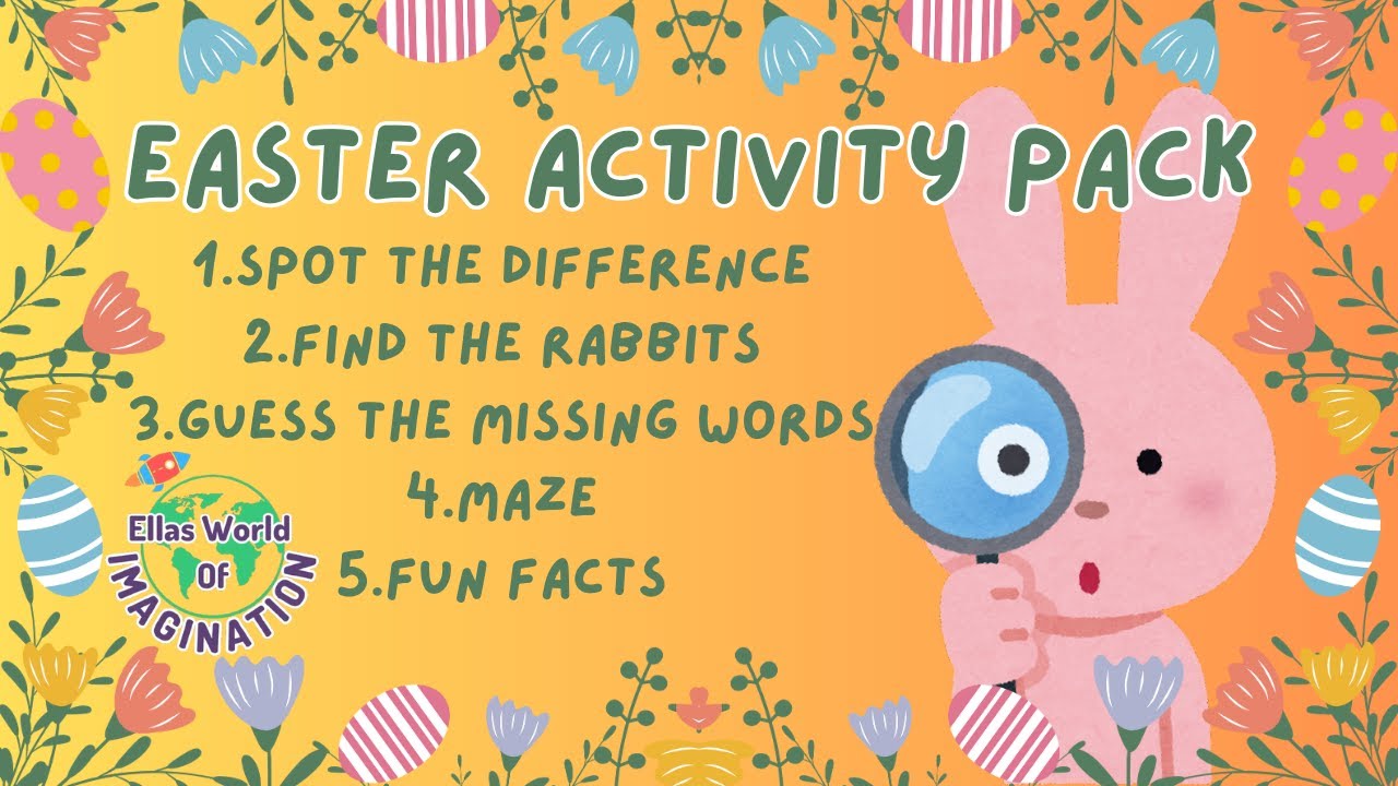 Easter Activities for Kids 🐰 Fun Games & Bunny Facts for Home or Classroom!