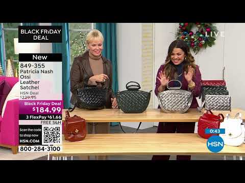 Patricia Nash Ossi Leather Satchel