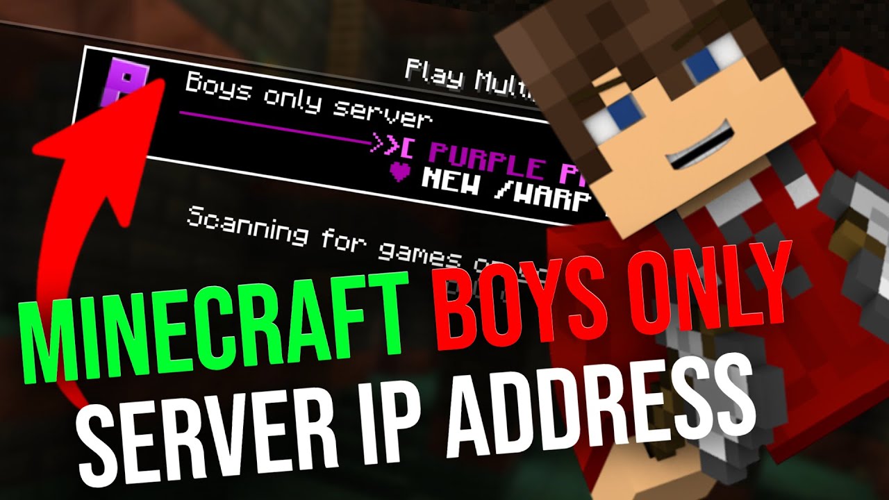 Minecraft Boys Only Server IP Address (2025)