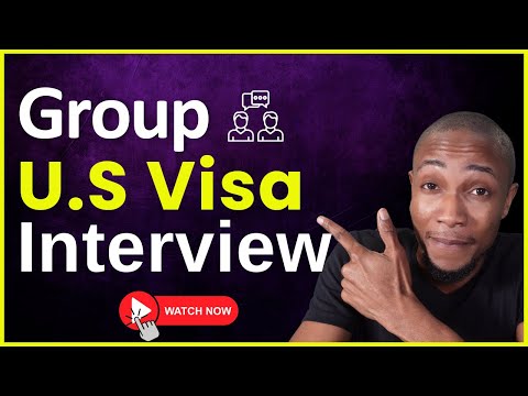 How to Schedule Group Interview for U.S Visa