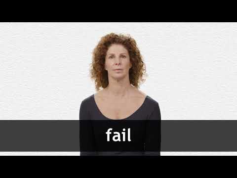 How to pronounce FAIL in American English