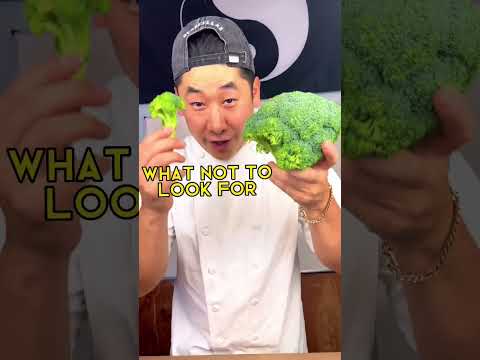 How to tell a broccoli is good or bad… 👍🏽🥦 vs 👎🏽🥦