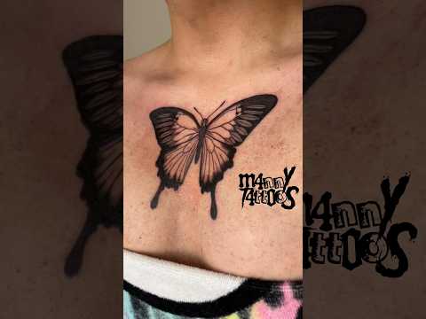 Tatuaje de mariposa 🦋 #m4nnyt4tt0os #tattoos #tattoo #tatuaje #tatuajes #butterfly #tattooart