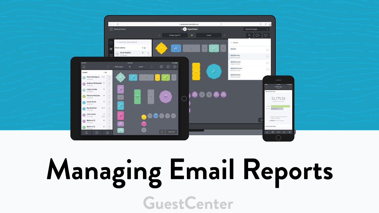 Managing Email Reports
