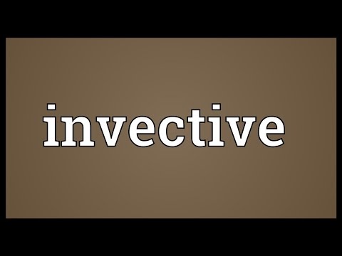 Invective Meaning