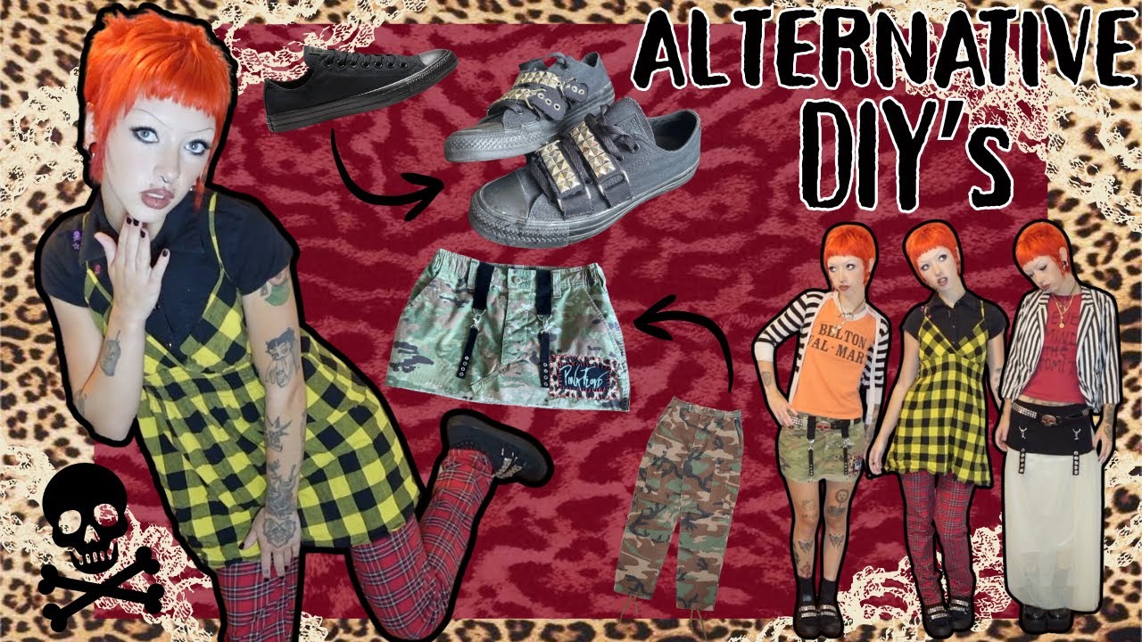 RECREATING ALTERNATIVE CLOTHES WITH DIY| recreating tripp nyc, demonia, etc
