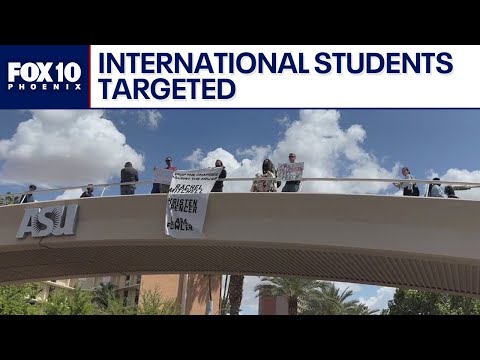 ASU students protest against visa revocations | FOX 10 Phoenix