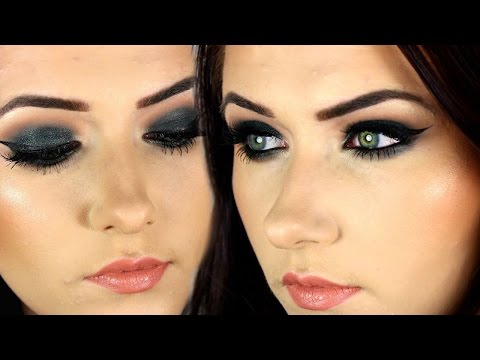 Glam Deep Green Smokey Eyes; Makeup Geek Eyeshadows ♥