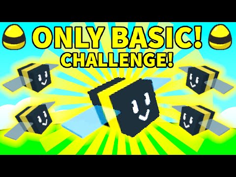 ???????? Noob to Pro BUT ONLY Basic Bees! Bee Swarm Simulator No Robux Challenge!