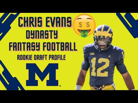 Chris Evans Dynasty Fantasy Football Rookie Draft Profile