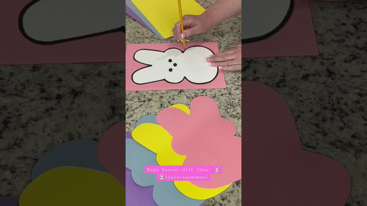 Easy DIY Easter Gift Idea! 💕 #shorts