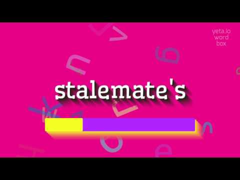 How to say "stalemate's"! (High Quality Voices)