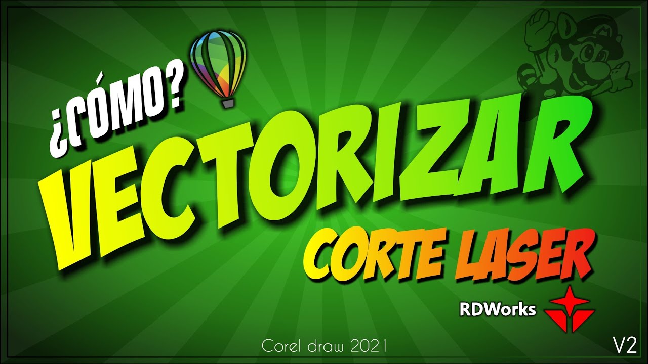 🔥👉 Cómo VECTORIZAR IMÁGENES para CORTE y GRABADO LASER / Crea TUS propios VECTORES con COREL DRAW 🖋🔥