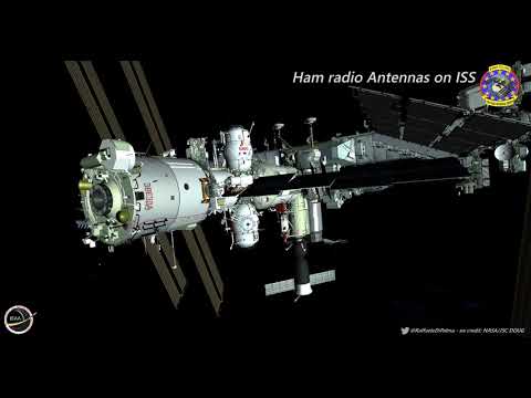 ISS Ham Radio Antennas video tour – ISS FAN CLUB – for Fans of ISS and ...