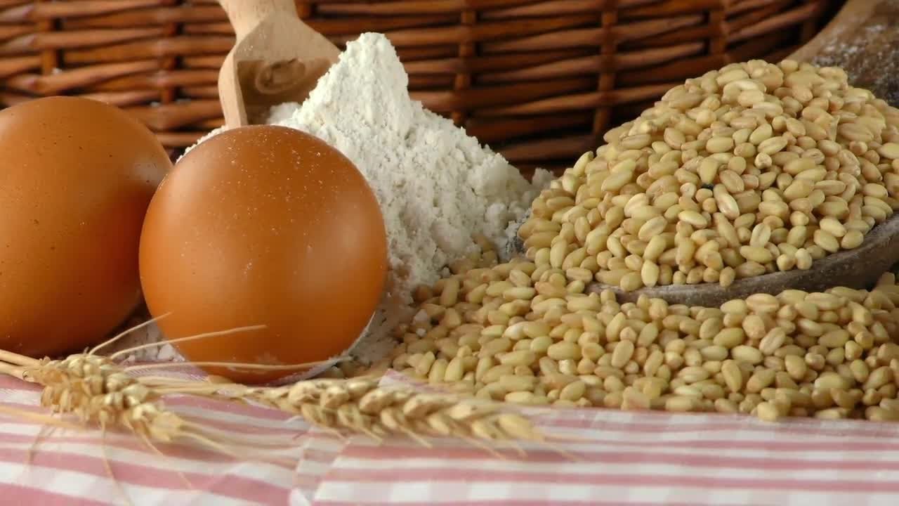 Delicious Fresh Bread  Stock Video