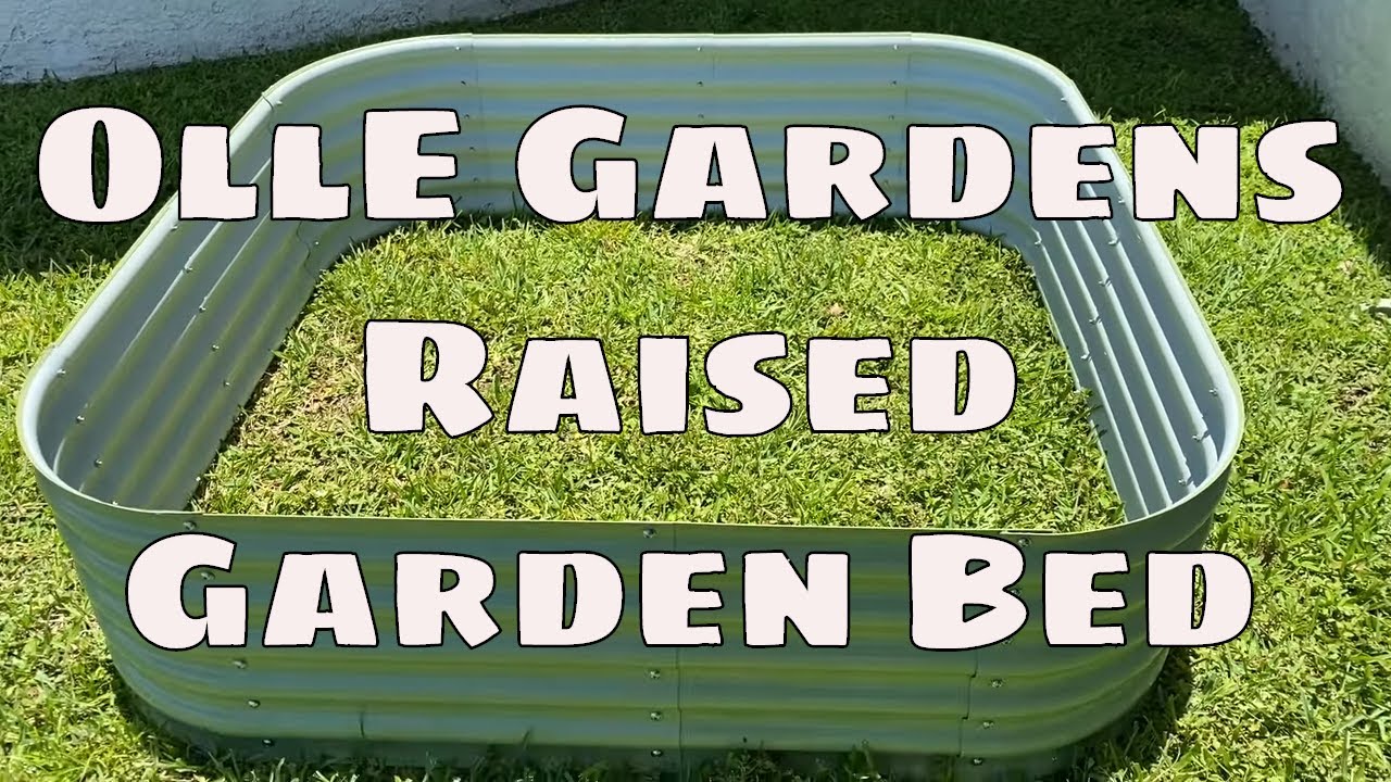 Creating a Raised Garden Bed with OLLE Gardens Modular Raised Garden Bed Kit