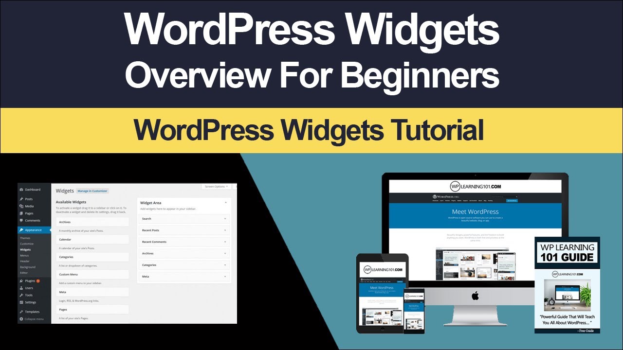 WordPress Widgets For Beginners (Step By Step Tutorial)