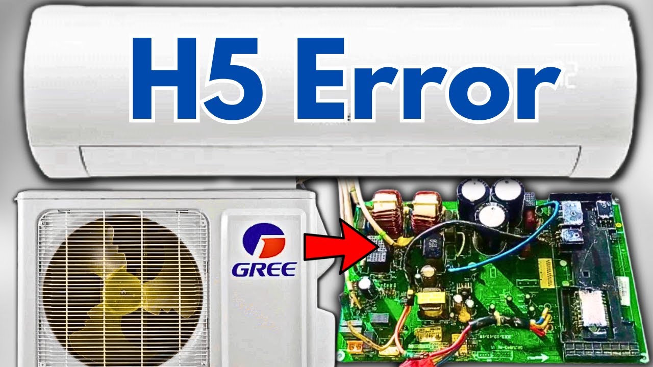 How To Fix H5 Error code in Gree Mini Split AC!!