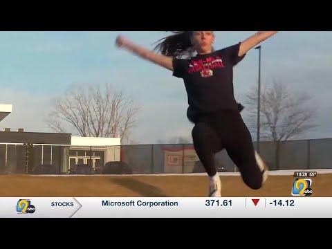 Linn-Mar junior Abby Mecklenburg is a history maker and team player