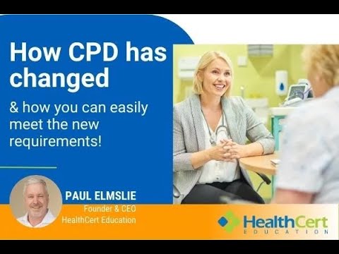 How CPD has changed & how you can easily meet the new requirements Paul Elmslie