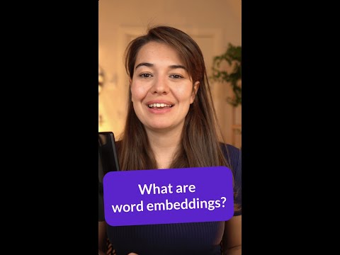 What are word embeddings?