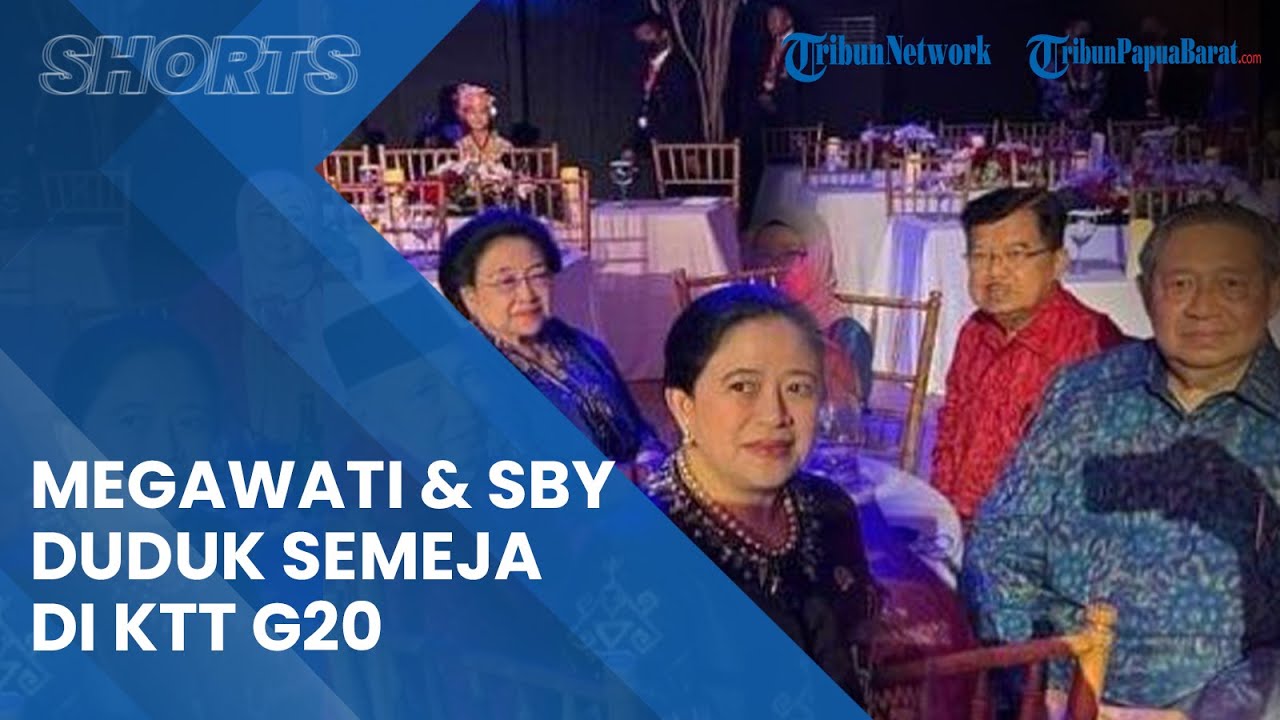 Momen Megawati Semeja dengan SBY pada Gala Dinner para Kepala Negara & Delegasi Anggota G20 ...