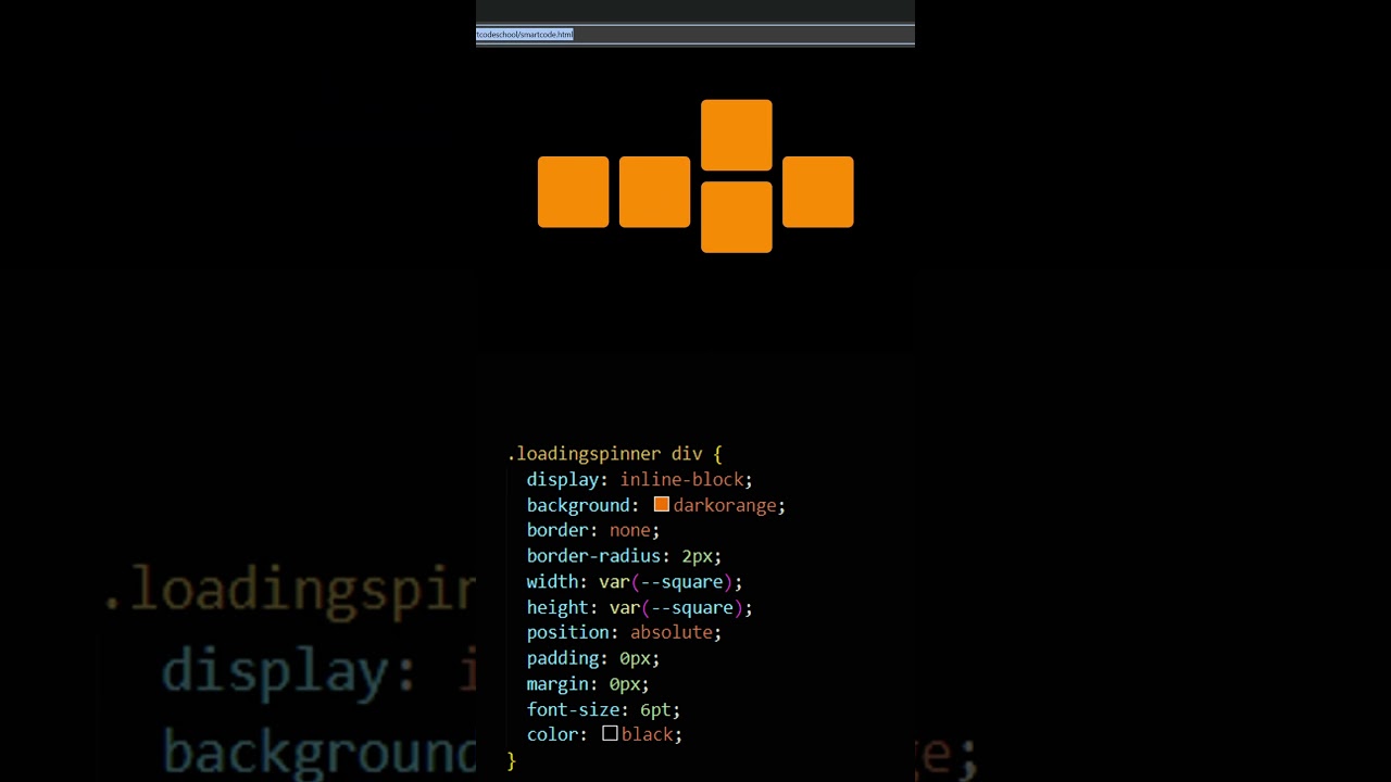 CSS Loading Animation Tutorial | Create Animated Loader with HTML & CSS  #coding #html