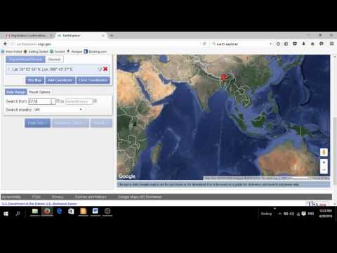 It's a temporary video for Earth Explorer Image Download