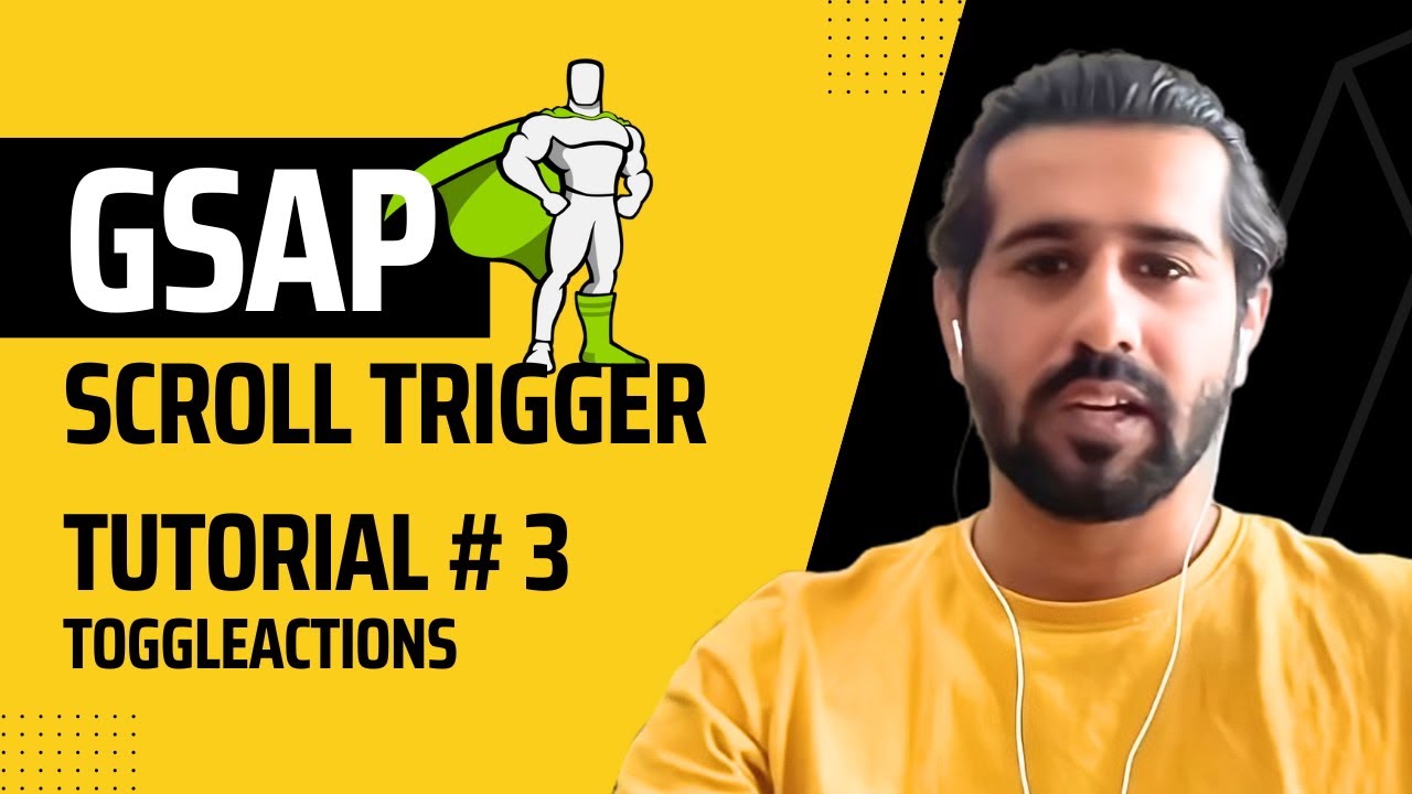 GSAP ScrollTrigger - ToggleActions - Tutorial # 3