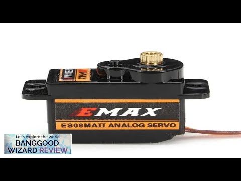 2X EMAX ES08MA II 12g Mini Metal Gear Analog Servo for RC Review