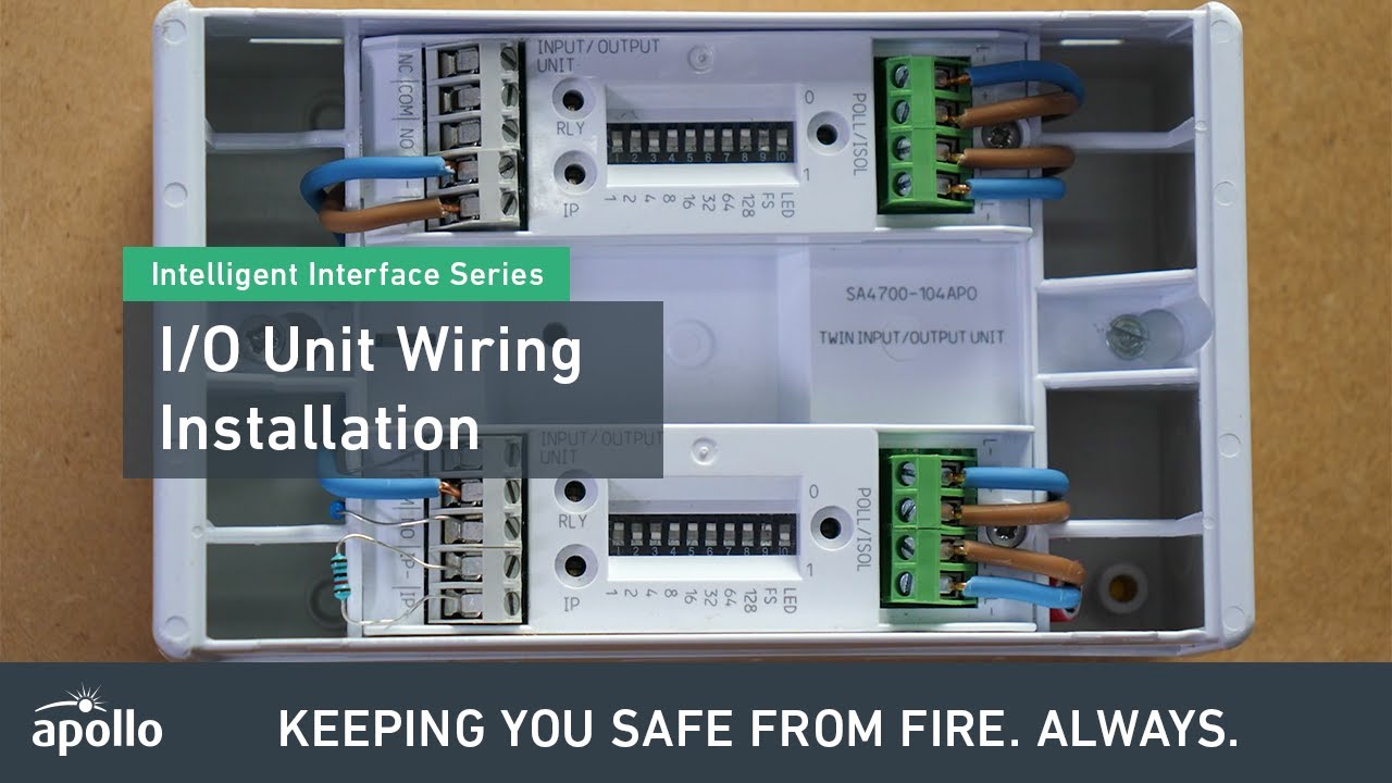 Interface | How to Install and Wire an I/O Unit