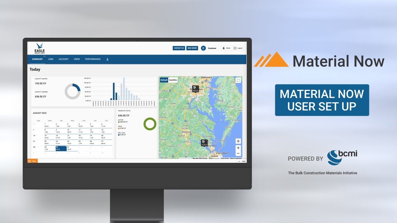 Material Now - User Setup
