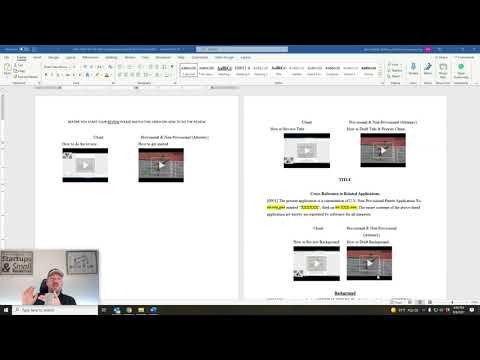 How to draft a patent application - Title and Priority Claim (Attorney)