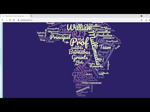 How to visualize data with a Wordcloud generator